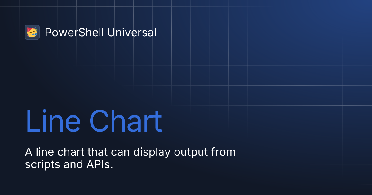 Line Chart | PowerShell Universal